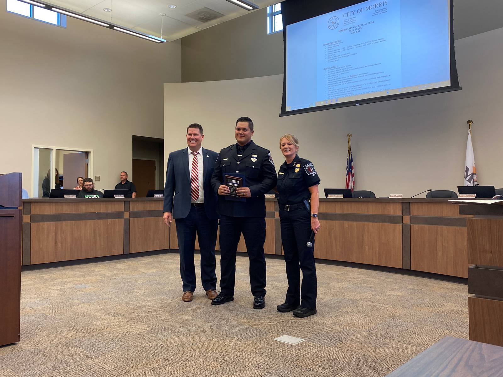 Officer Caleb Mitchell named Officer of the Year in Morris – Shaw Local