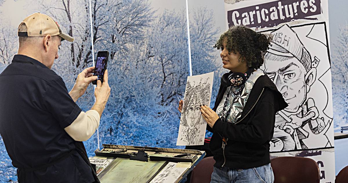 Photos: Caricature artist at Sauk Valley Community College – Shaw Local