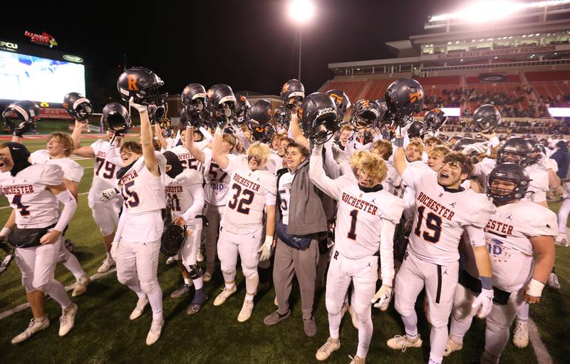 Photos: Rochester vs St. Laurence Class 4A IHSA State football ...